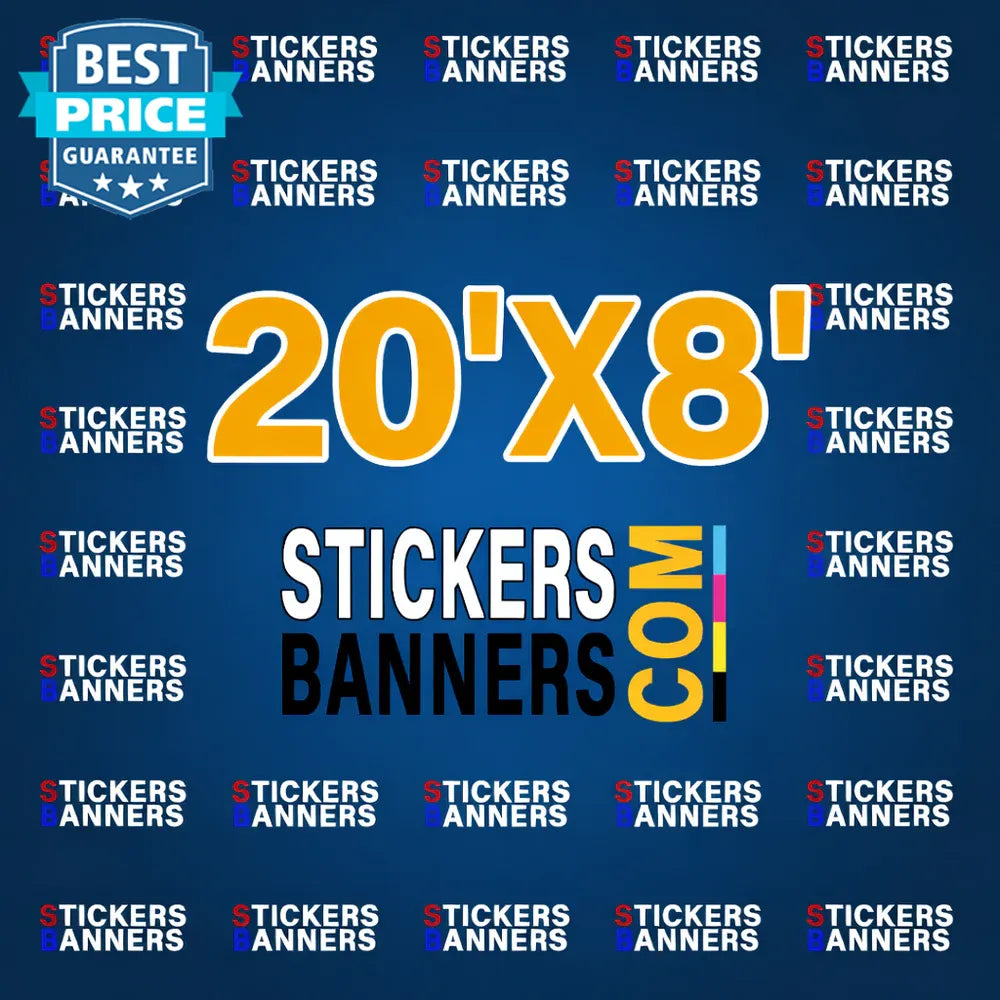 20'x8' Step & Repeat Banner Only